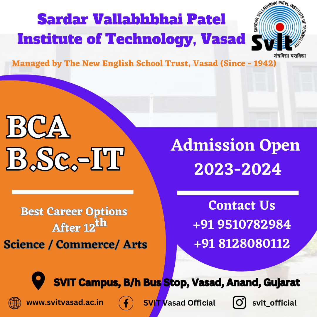 SVIT :: Sardar Vallabhbhai Patel Institute of Technology